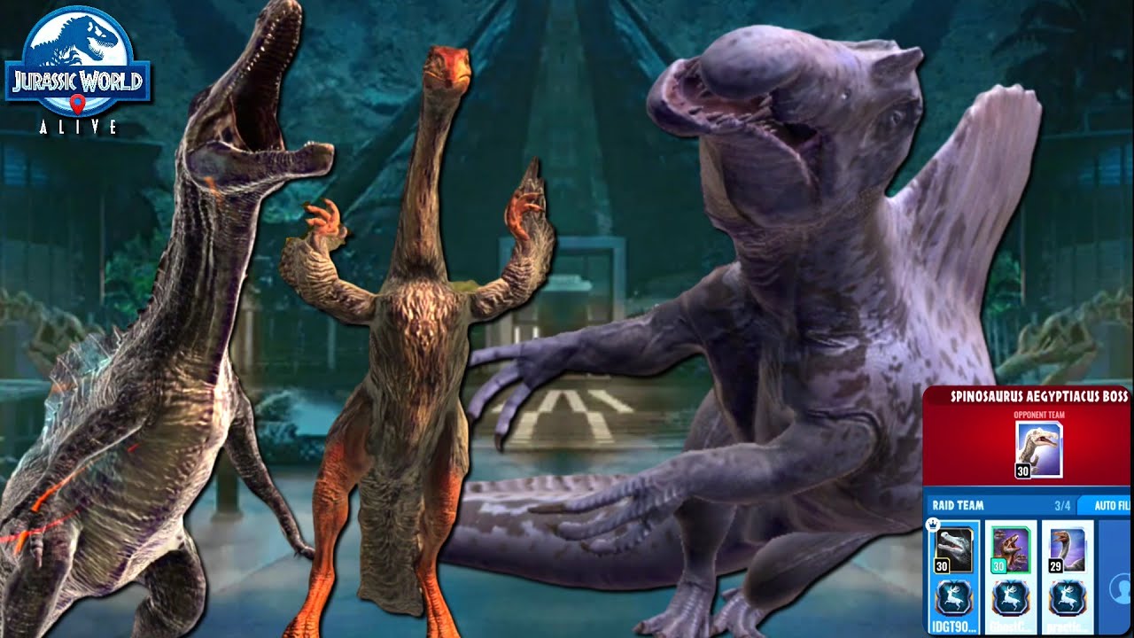 Gryganyth & Rat Defeat Spinosaurus Aegyptiacus Boss in 4 turns ...