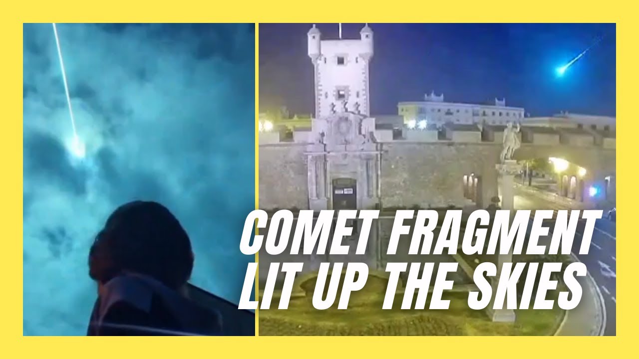 Comet Fragment Lit up the Skies Over Spain and Portugal - YouTube