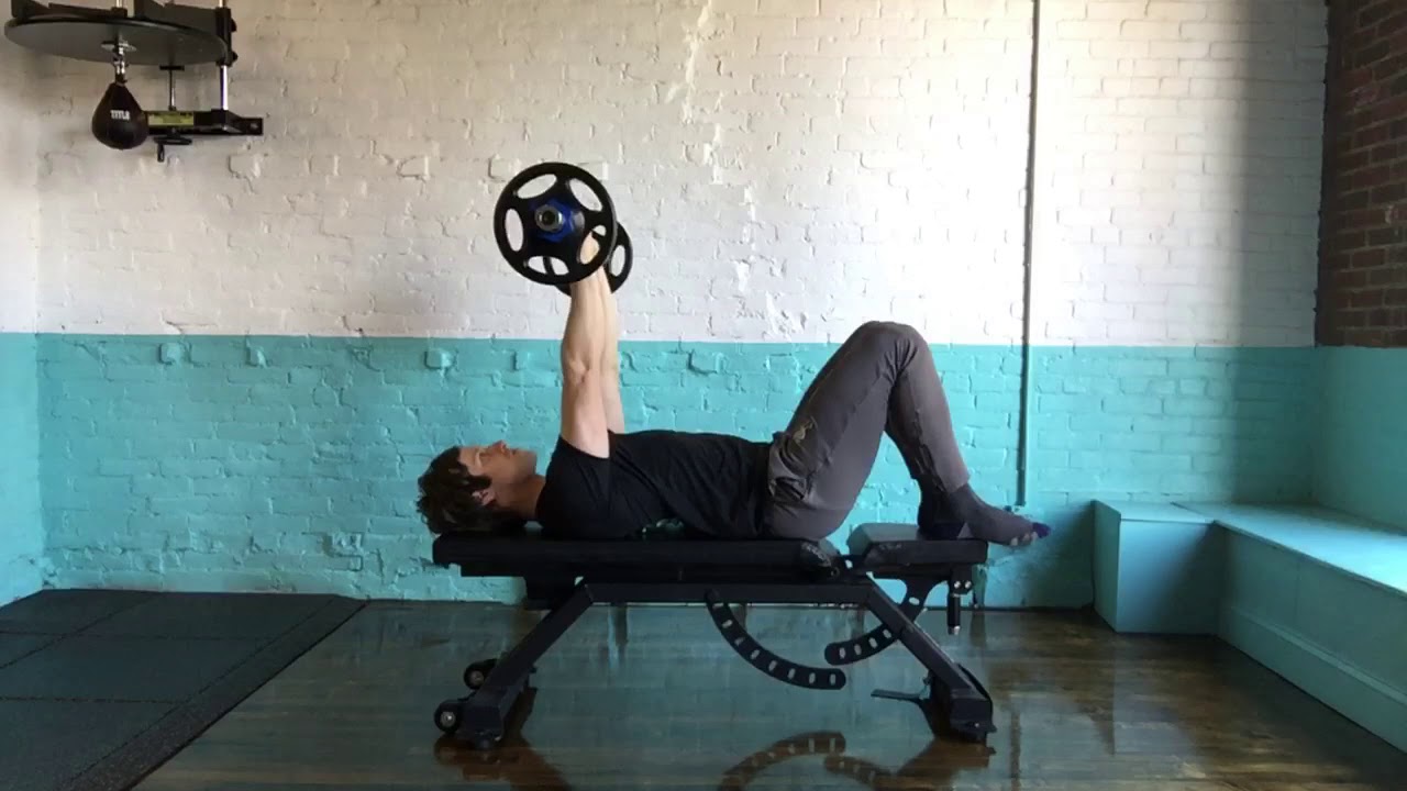 EZ Bar Skull Crusher - YouTube