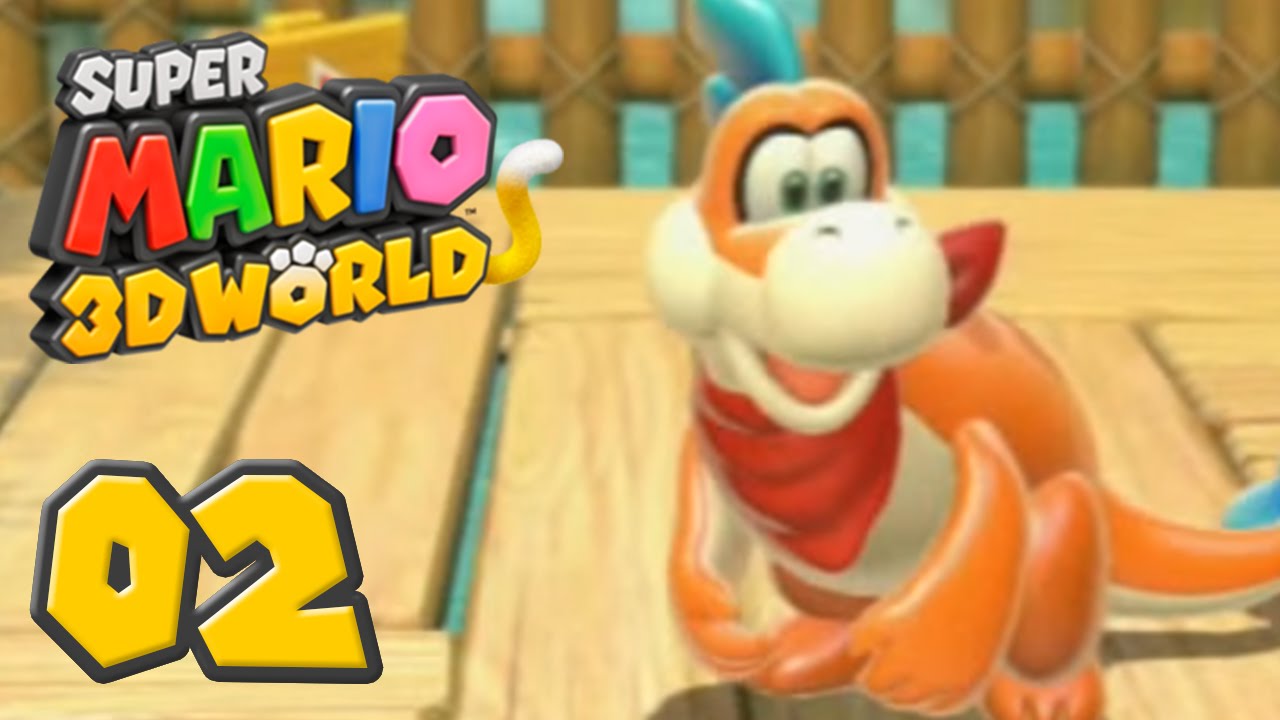 Super Mario 3D World : Baignade avec Plessie | 02 - Let's Play FR - YouTube