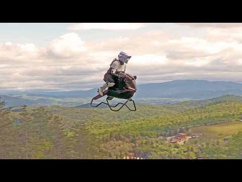 Volonaut Airbike - We Gave an Imperial Scout Trooper a Flying Motorcycle