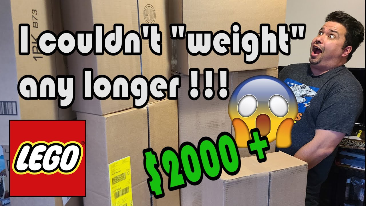 Biggest Lego Parcel Haul YET ! $2000+ - YouTube