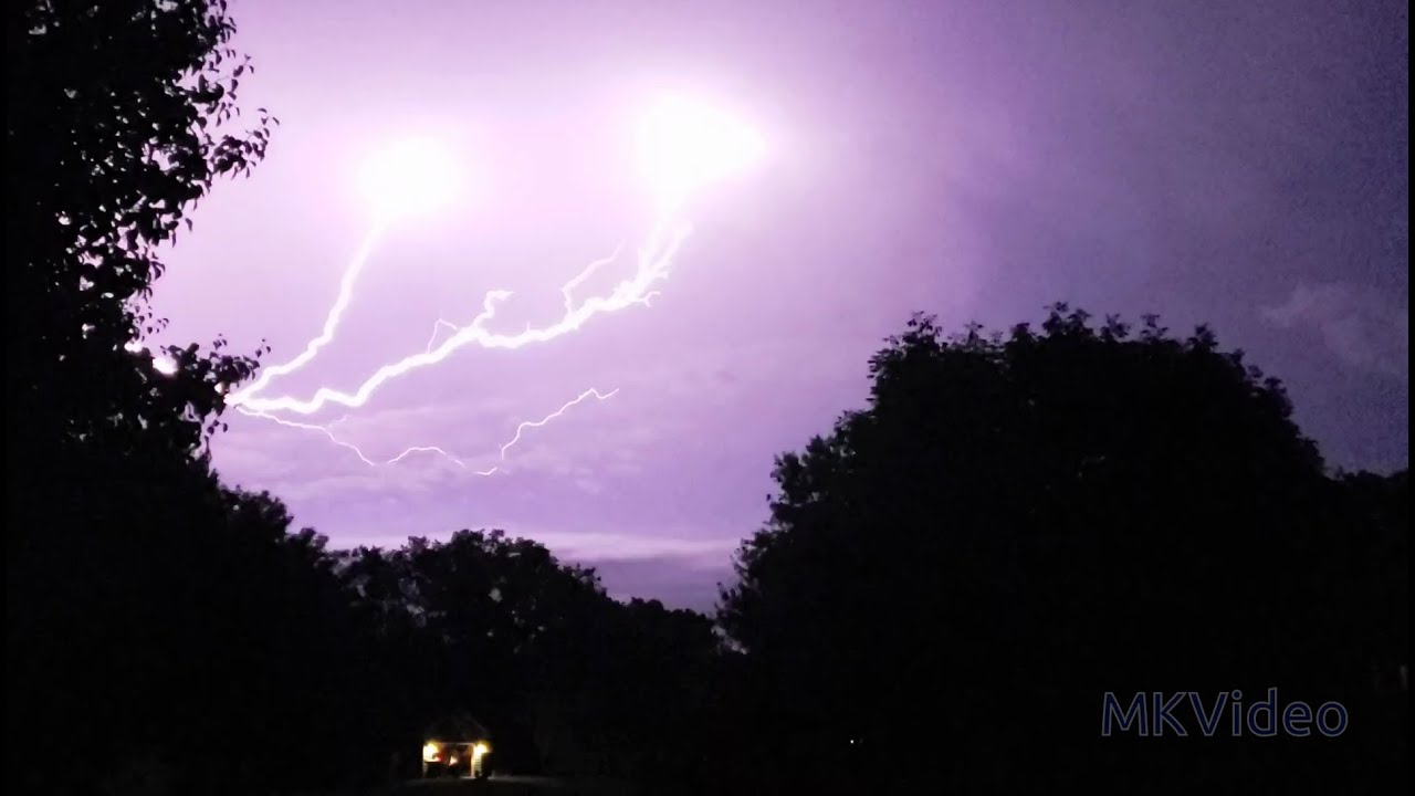 Lightning Storm Midwest USA - June 2019 - YouTube
