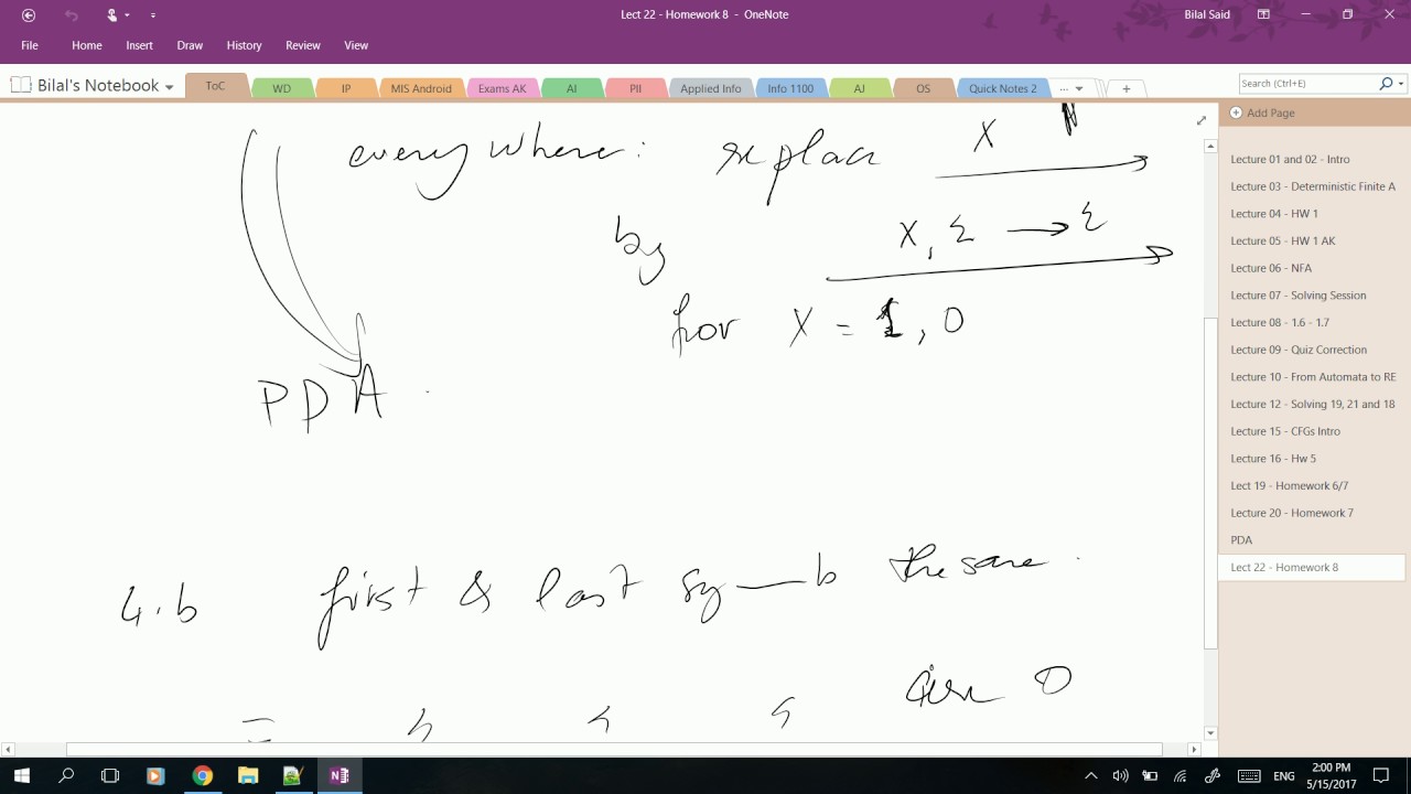 Theory Of Computation Spring 2017 Lecture 22 Youtube