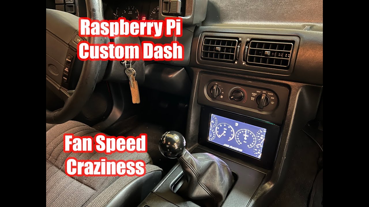 Custom Pi Dash & insane fan speed gauge complications - YouTube