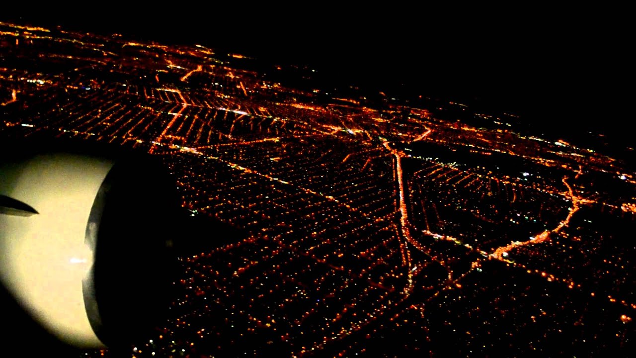 Boeing 767-300 ER, Beautiful Take Off at Night From New York JFK ...