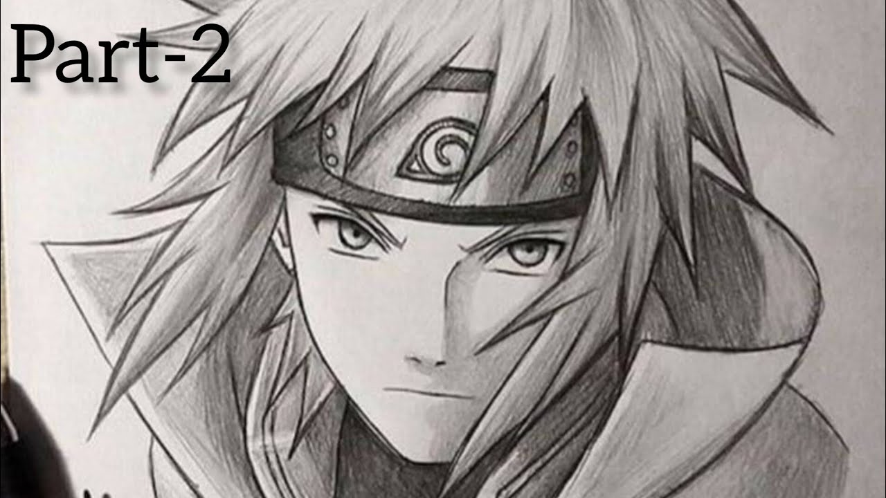 How to draw anime character/naruto character (Part-2 shading) - YouTube