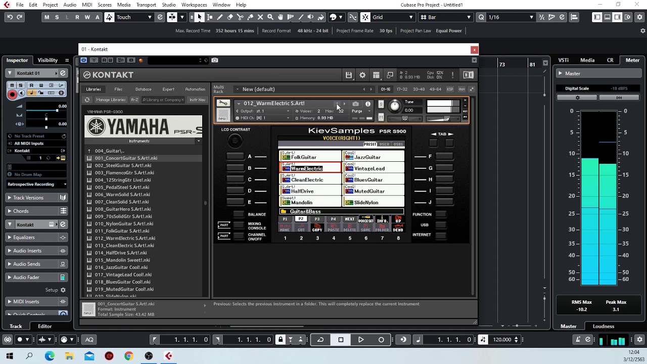 VST Yamaha PSR S900 siv tau zoo kawg 2020 - YouTube