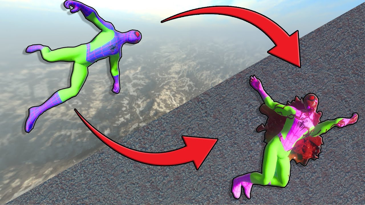 SUPER HEROES RAGDOLL FUN IN REALISTIC SIMULATION | OVERGROWTH - YouTube