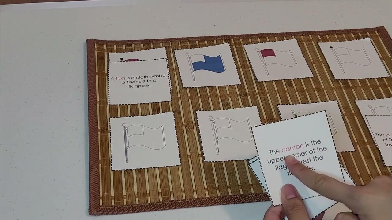 Parts of Flag part 3 | Culture Activity | My First Montessori School ...