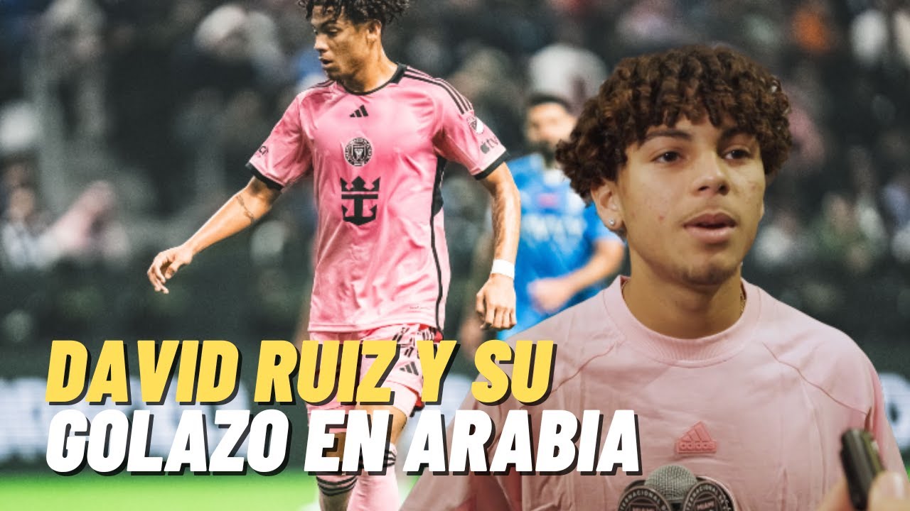 INTER MIAMI 3 AL HILAL 4 DAVID RUIZ CONFERENCIA Post Partido - YouTube