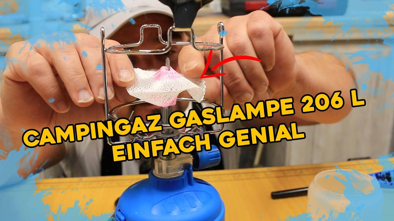 Campingaz Gaslampe 206 L Einfach Genial - YouTube
