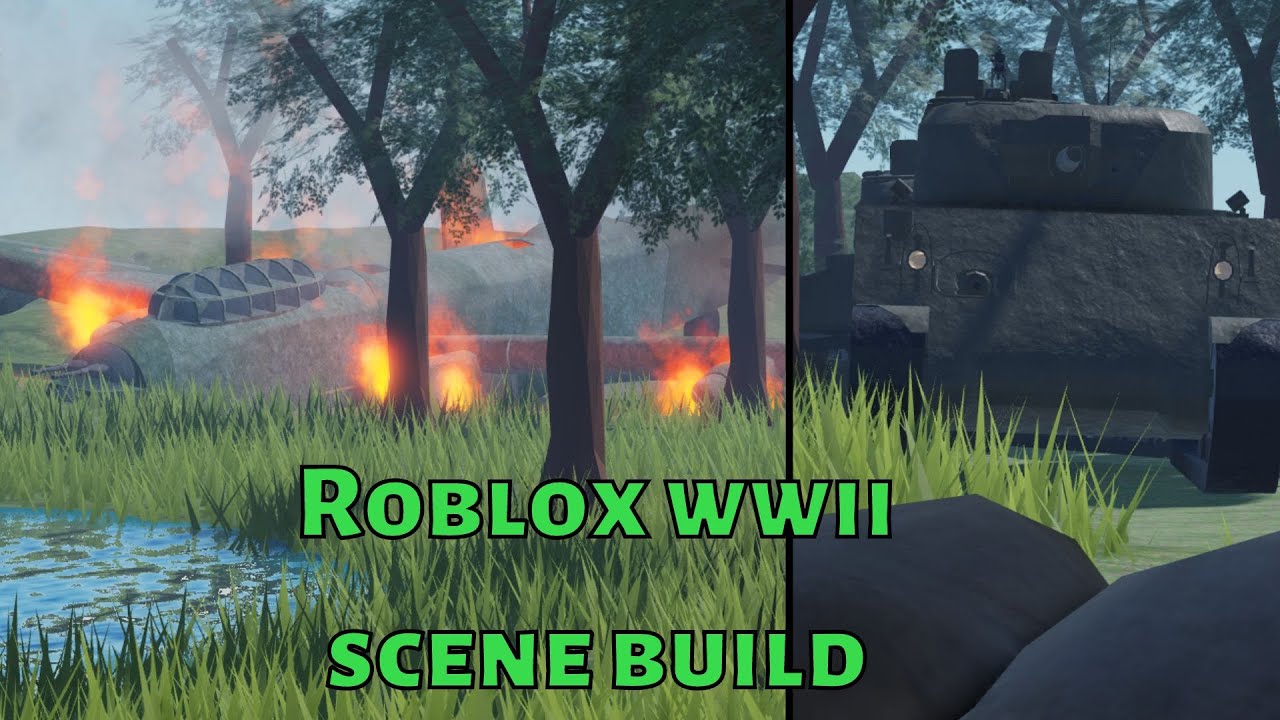 Roblox Studio wwii Scene Timelapse - YouTube