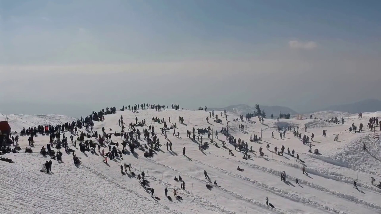 Amazing Aerial View Of Mount Hermon Resort In Israel In 4k Drone 0377