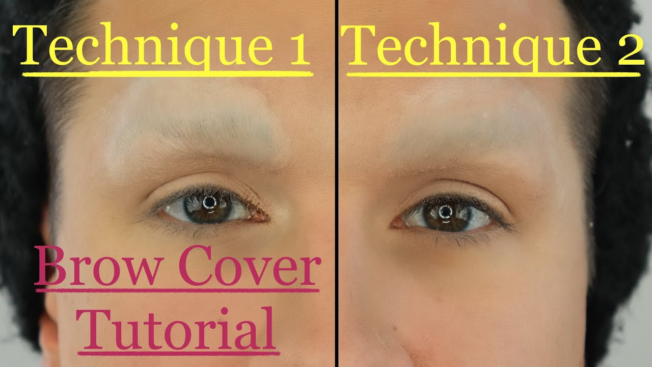 Brow Cover Tutorial - YouTube