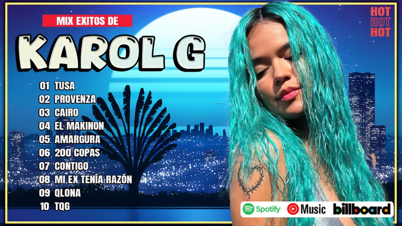 Karol G 2024 - Mejores Canciones de Karol G - Grandes Éxitos De Karol G ...