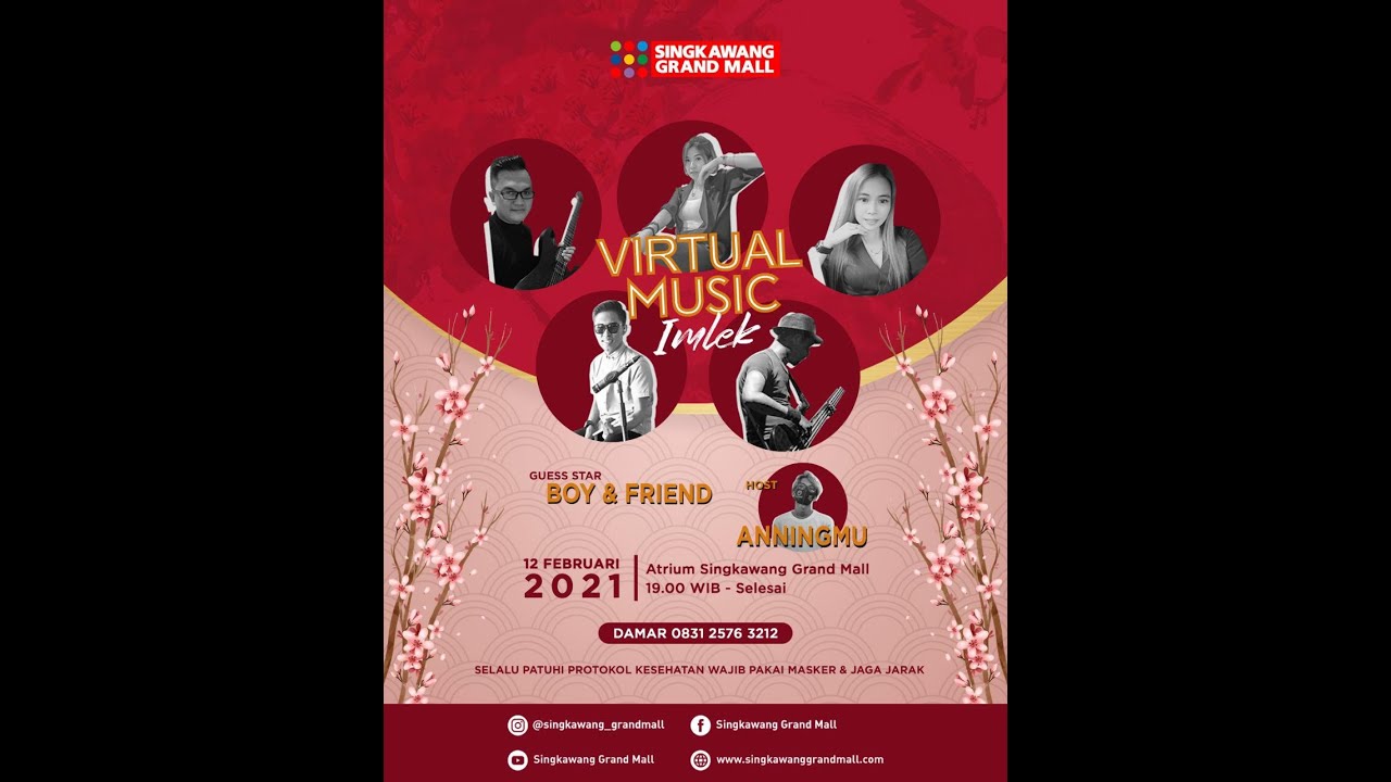VIRTUAL MUSIK SPESIAL IMLEK LIVE AT SINGKAWANG GRAND MALL - YouTube