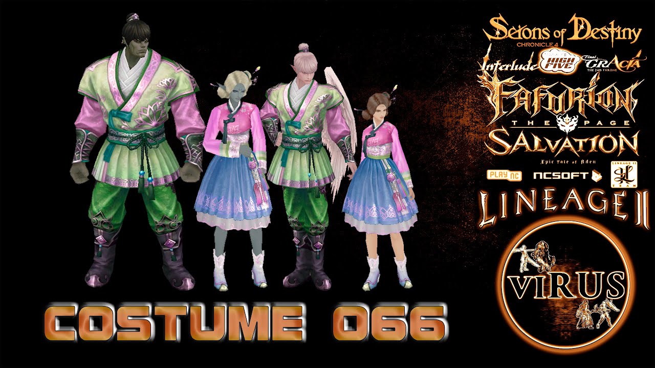 New Costumes. 066. LINEAGE II. Any Chronicles √i®uS - YouTube