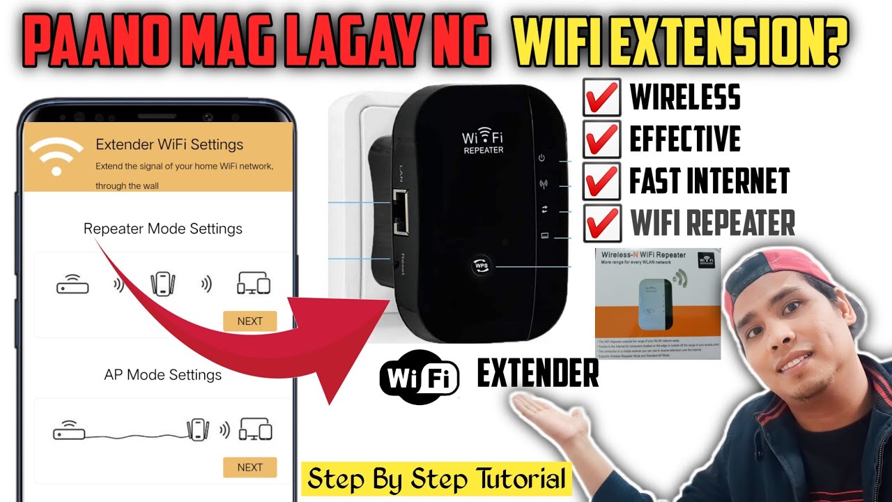 PAANO MAG LAGAY NG N-WIFI REPEATER? | PAANO MAG SET-UP NG N-WIFI ...