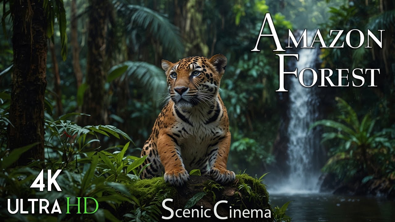 Amazon 4K - World's Largest Tropical RainForest | Amazonian Scenic ...