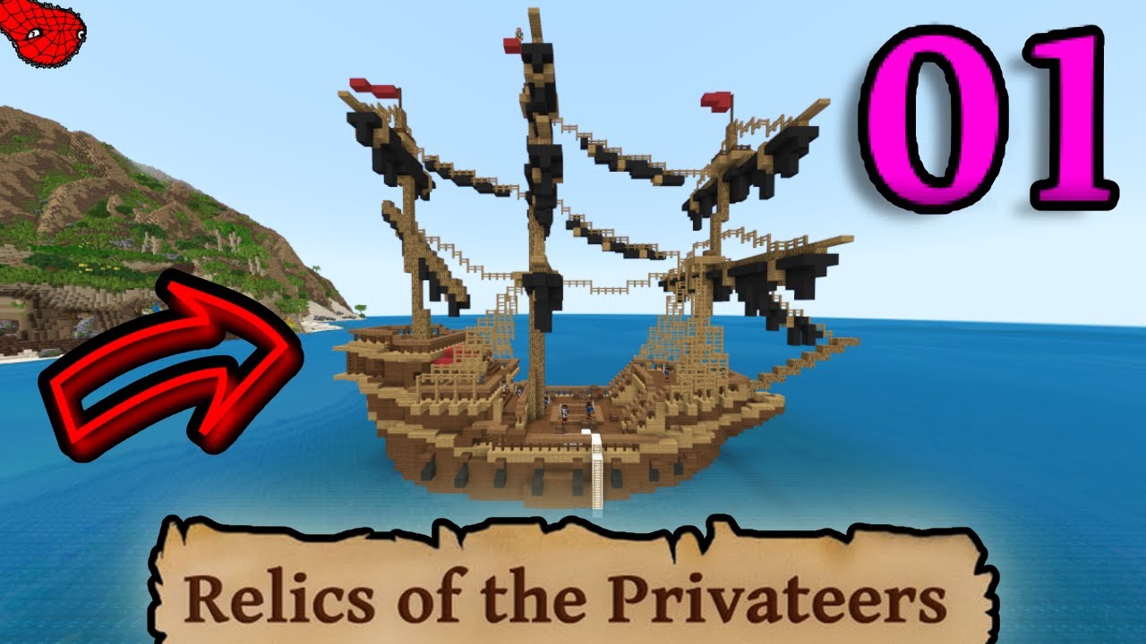 Minecraft: Relics of the Privateers - EVIL PIRATE SHIP | Episode 1 ...