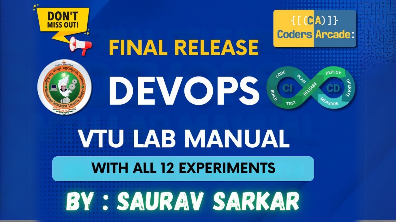 DevOps VTU Final Lab Manual For BCSL657D Released || Coders Arcade ...