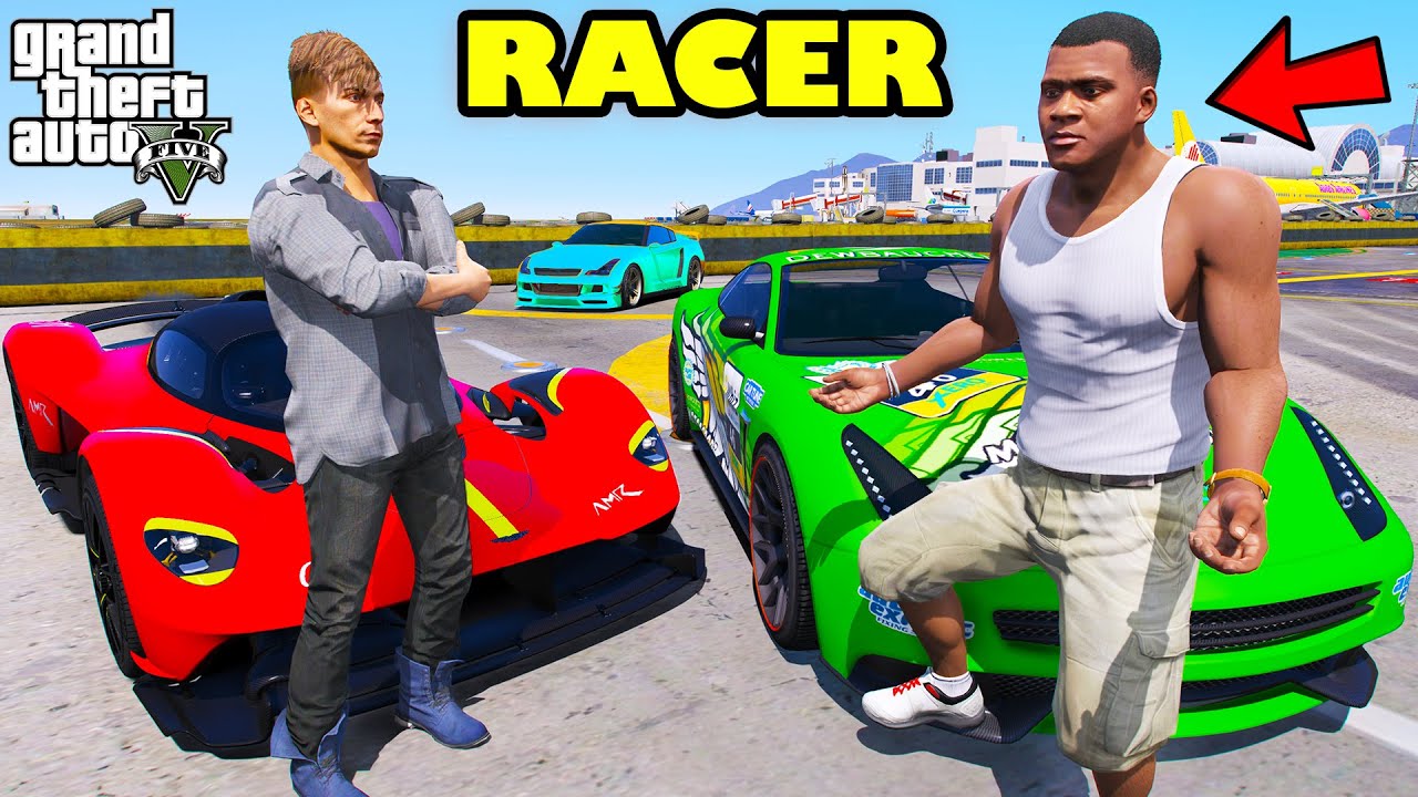 Franklin Become The Racer In GTA 5 | SHINCHAN and CHOP - YouTube