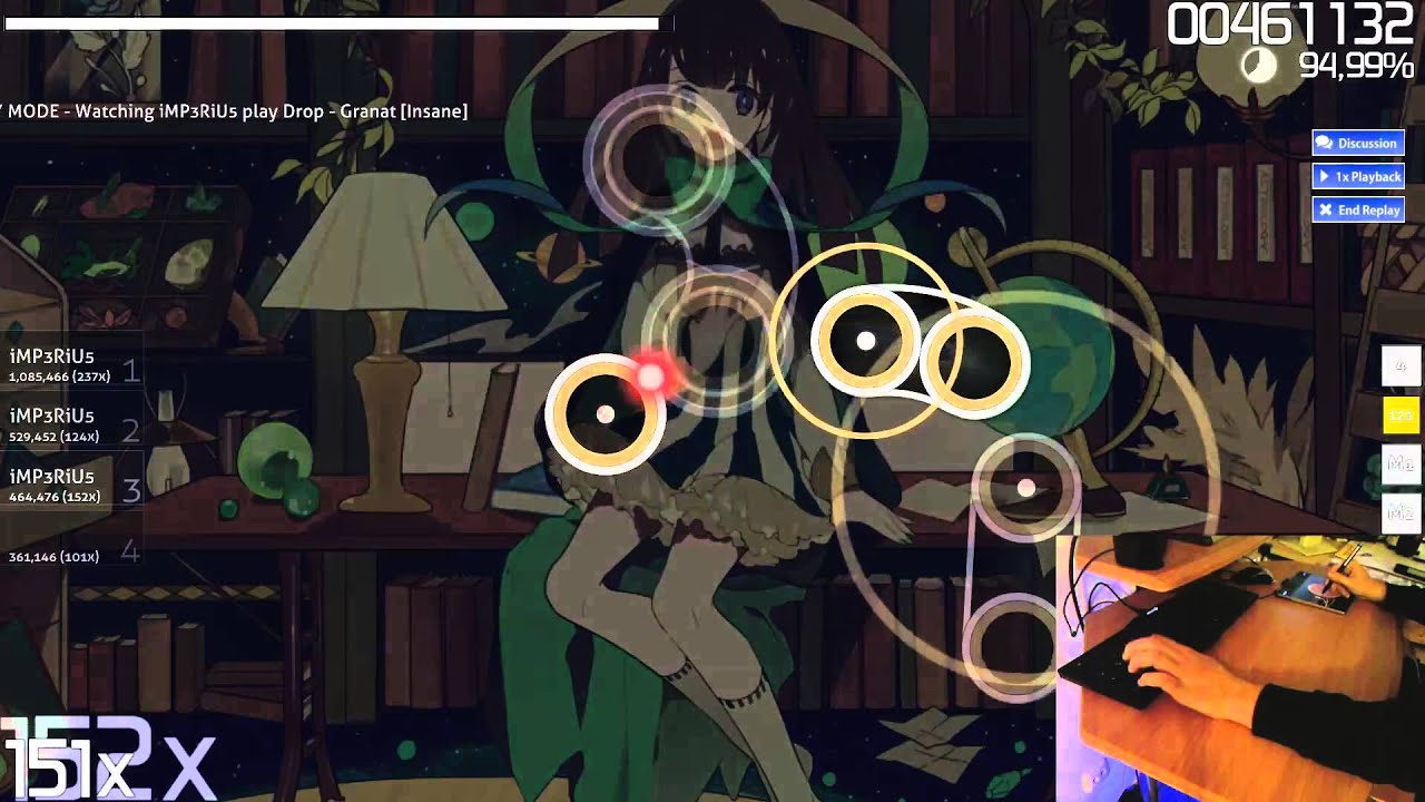 [osu!]Drop - Granat [Insane] FC (+ keyboard sounds :P) - YouTube