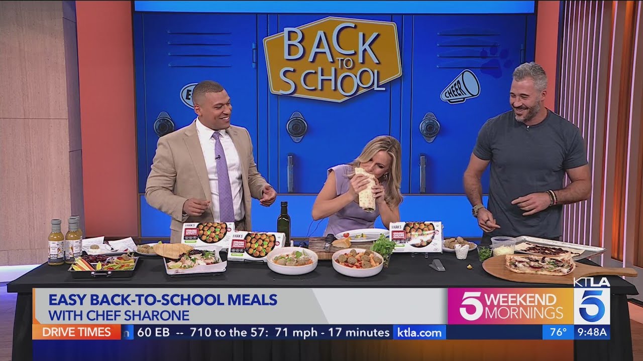 Chef Sharone shares easy Back to School meals - YouTube