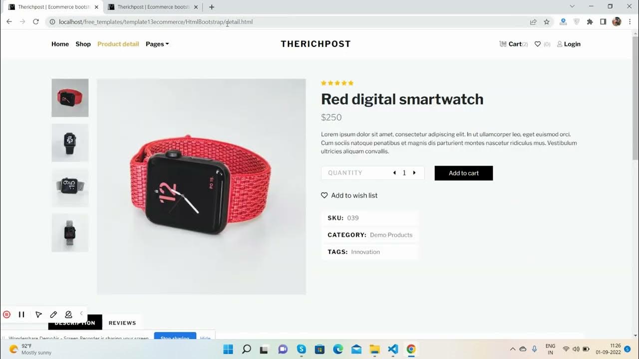 Converting HTML Ecommerce Template into Angular 14 Project Part 3 - Generating Components(Pages ...