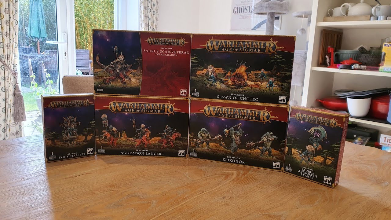 Unboxing: New Seraphon - Warhammer Age of Sigmar (AoS) - YouTube