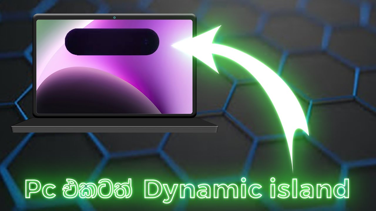 How to apply Dynamic island on pc 🇱🇰🇱🇰 - YouTube