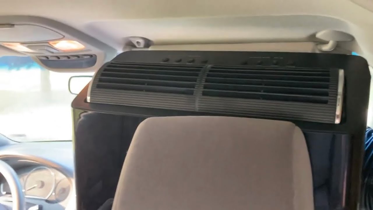 CH003 Midea Inverter Portable A/C 12 Hour Day Van Cooling Test in Auto ...