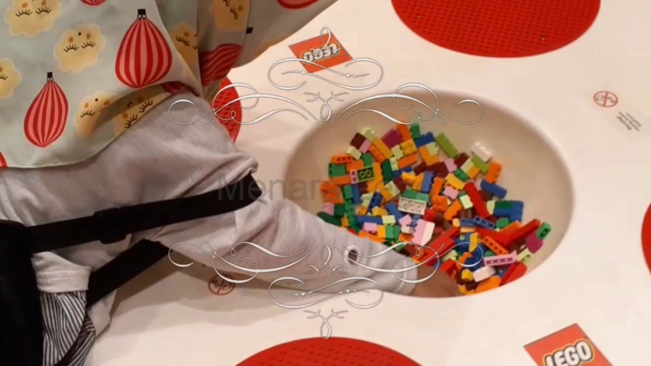 Anak Lucu Buat Menara Lego - YouTube