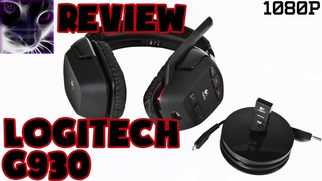 Logitech G930 7.1 Wireless Gaming Headset Review - YouTube
