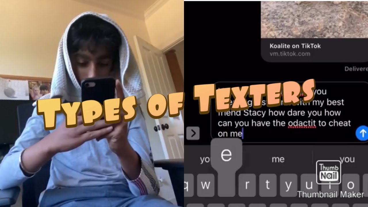 Types Of Texters - YouTube