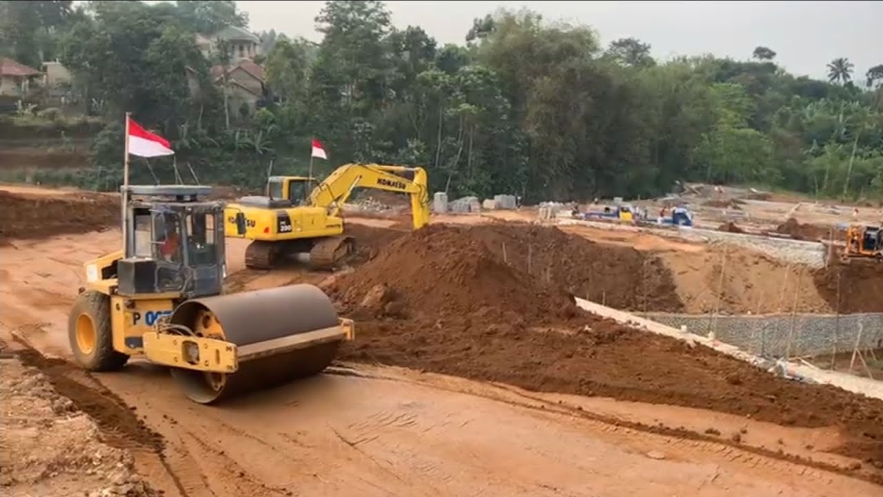 Soil Compacting In Construction Use Volvo Vibro Roller #vibroroller # ...