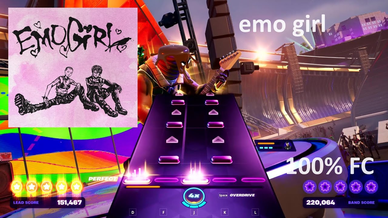 Fortnite Festival | "emo girl" by Machine Gun Kelly | 100% Full Combo ...