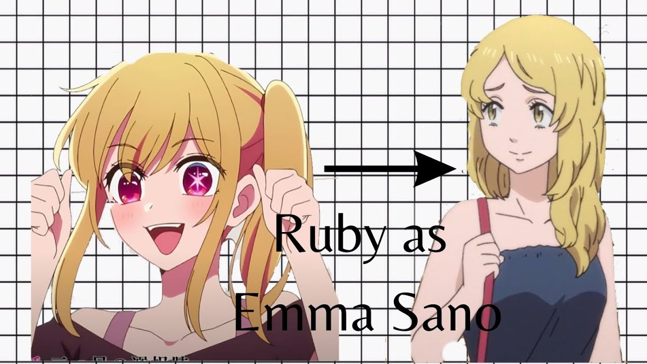 // Oshi no ko react Ruby Oshino as Emma Sano \\ [Milie_§ĄMÄ] - YouTube