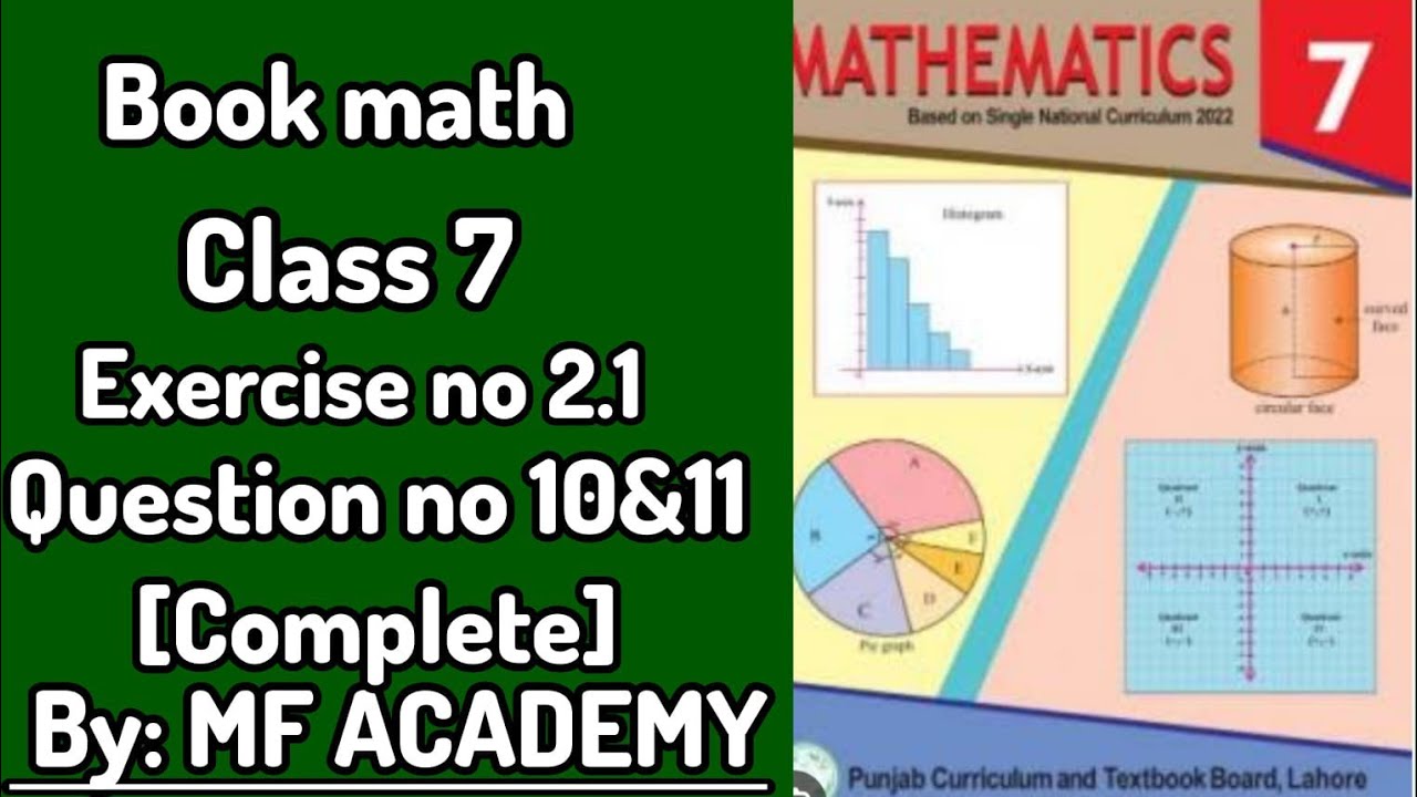 math, Exercise 2.1, question no 10&11@mf academy - YouTube