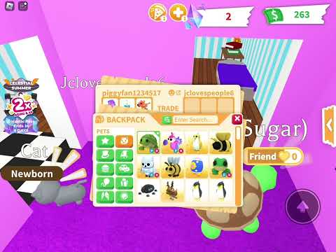Helping my friend out in adopt me - YouTube