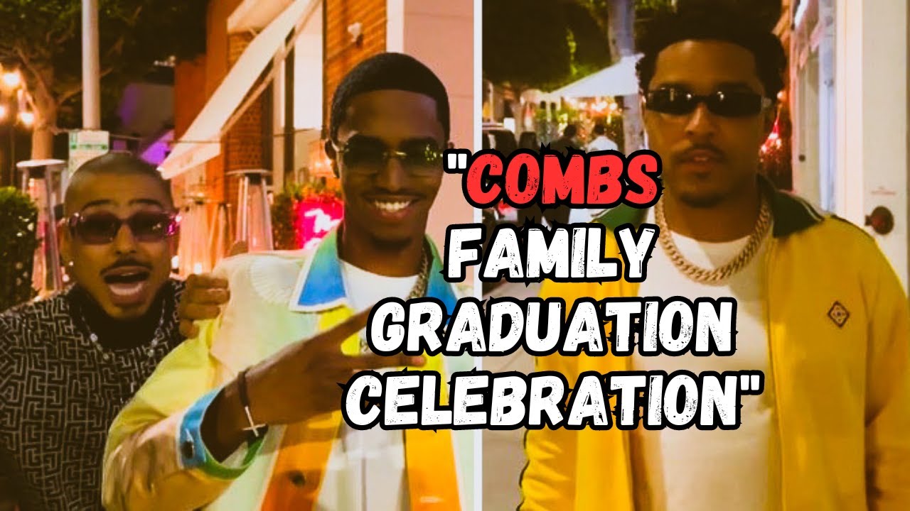 Diddy Sons King & Justin Show Face in LA for Chance's Graduation ...