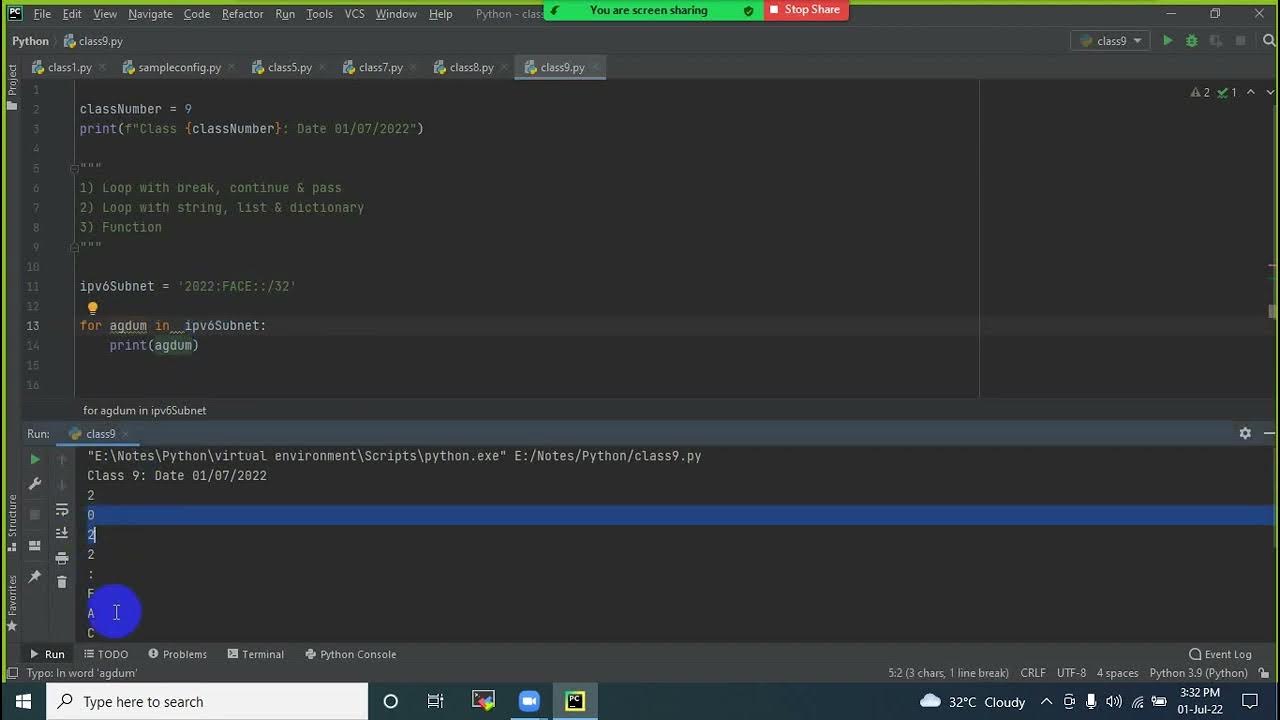 Network Automation using Python & Ansible [Class9 01 07 2022] - YouTube