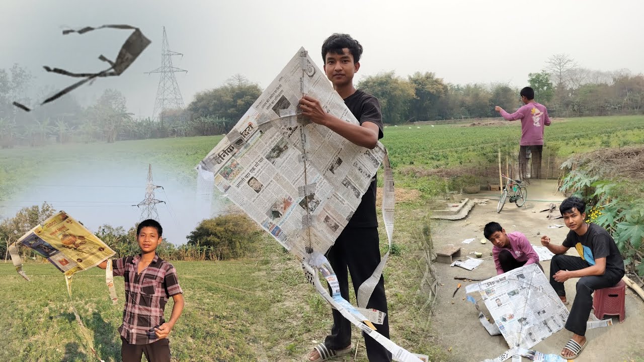 Aaj hum kagosh se banane wala hoon patank (kite) 🪁🪁 // Sunu Vlogs - YouTube