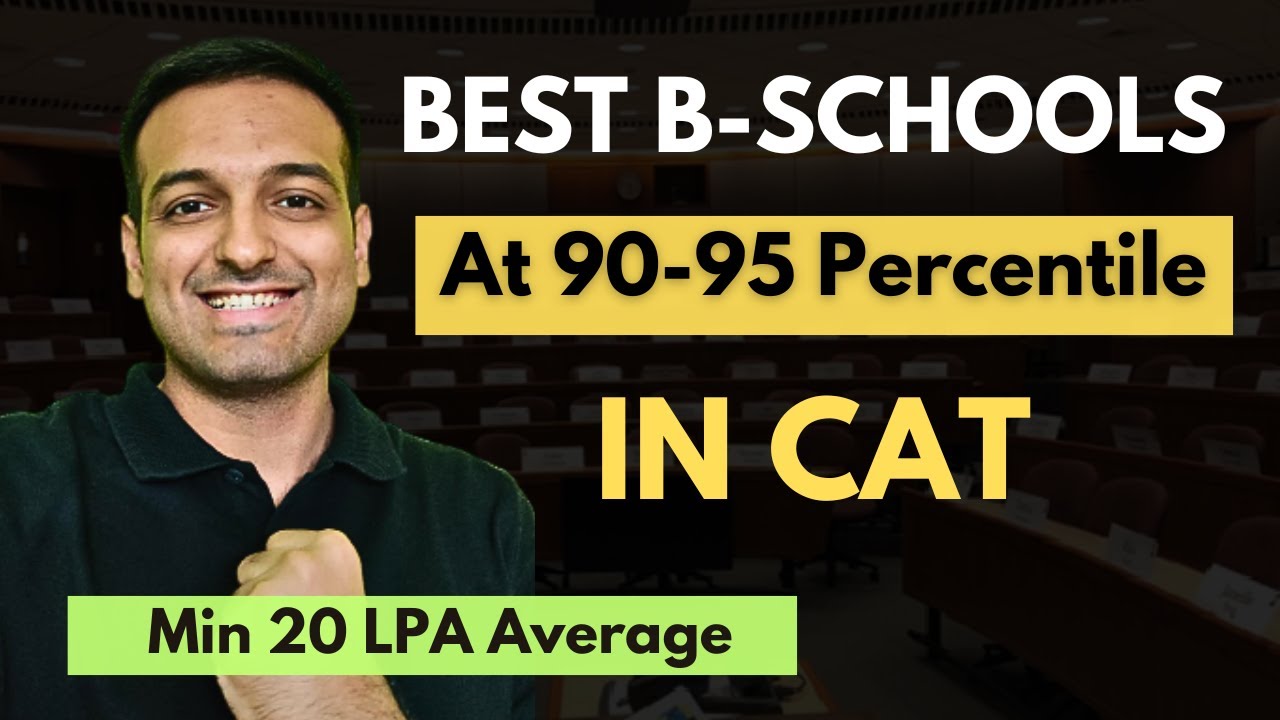 Best Colleges at 90-95 percentile in CAT - YouTube