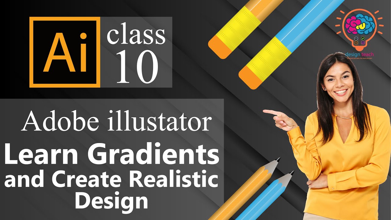 Adobe Illustrator Training - Class 10- Learn Gradients and Create ...