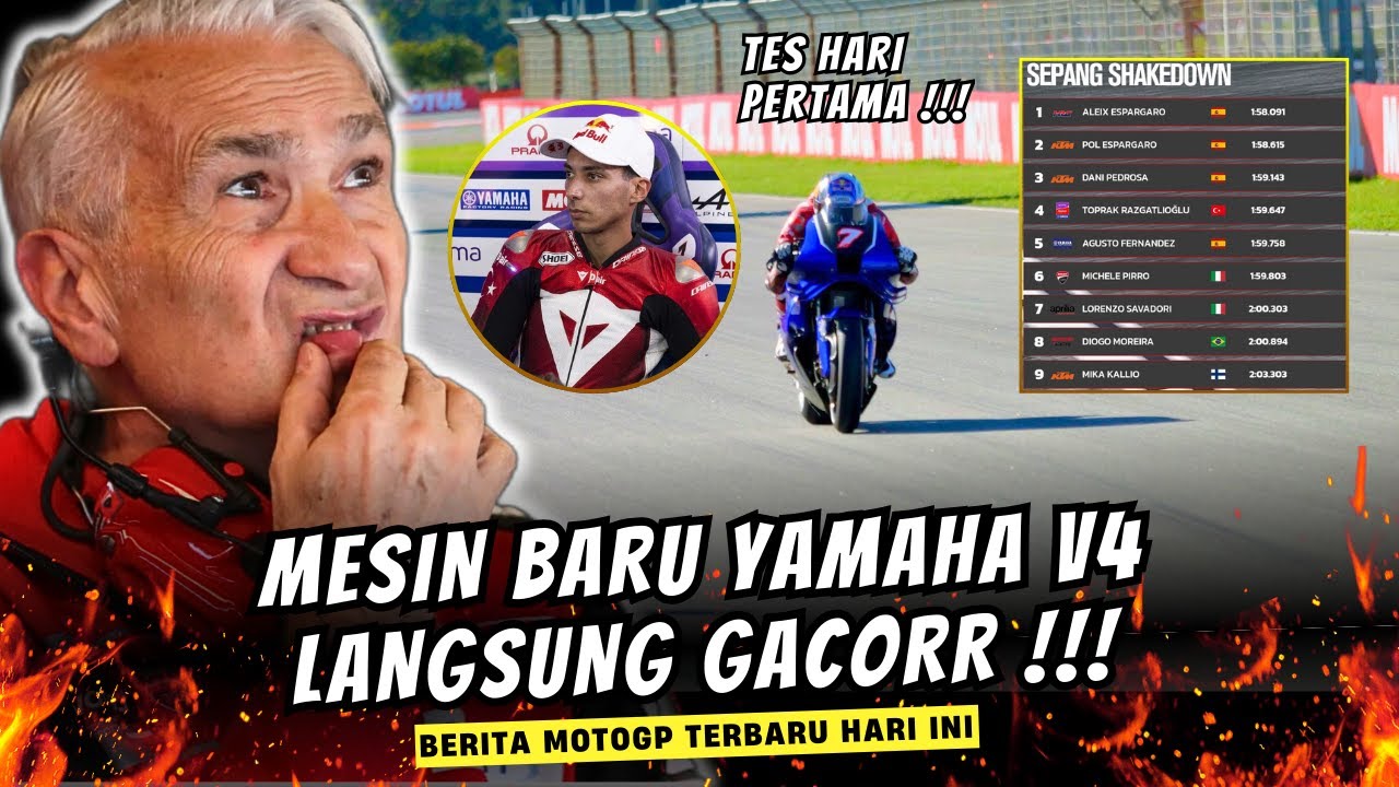 HASIL TES SEPANG🔥TOPRAK MENGGILAAA‼️BERITA MOTOGP HARI INI - YouTube