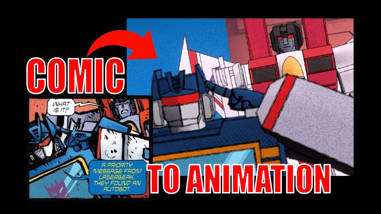 I animated my favorite Transformers skybound page | Blender Animation ...