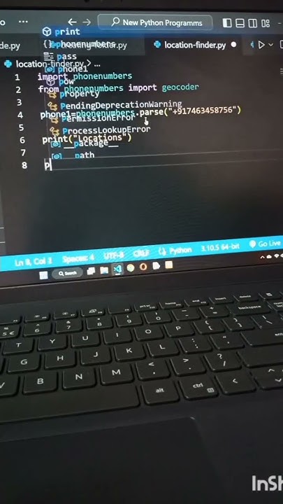 Location Tracker Using Python For Beginners Shorts Python Viral Education