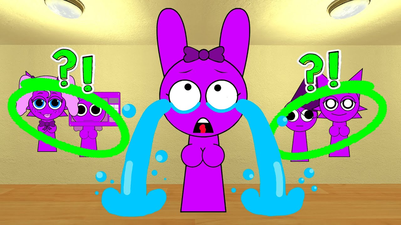 Purple Sprunki Pinki Wants Me to Find Every Purple Sprunki In Garry's ...